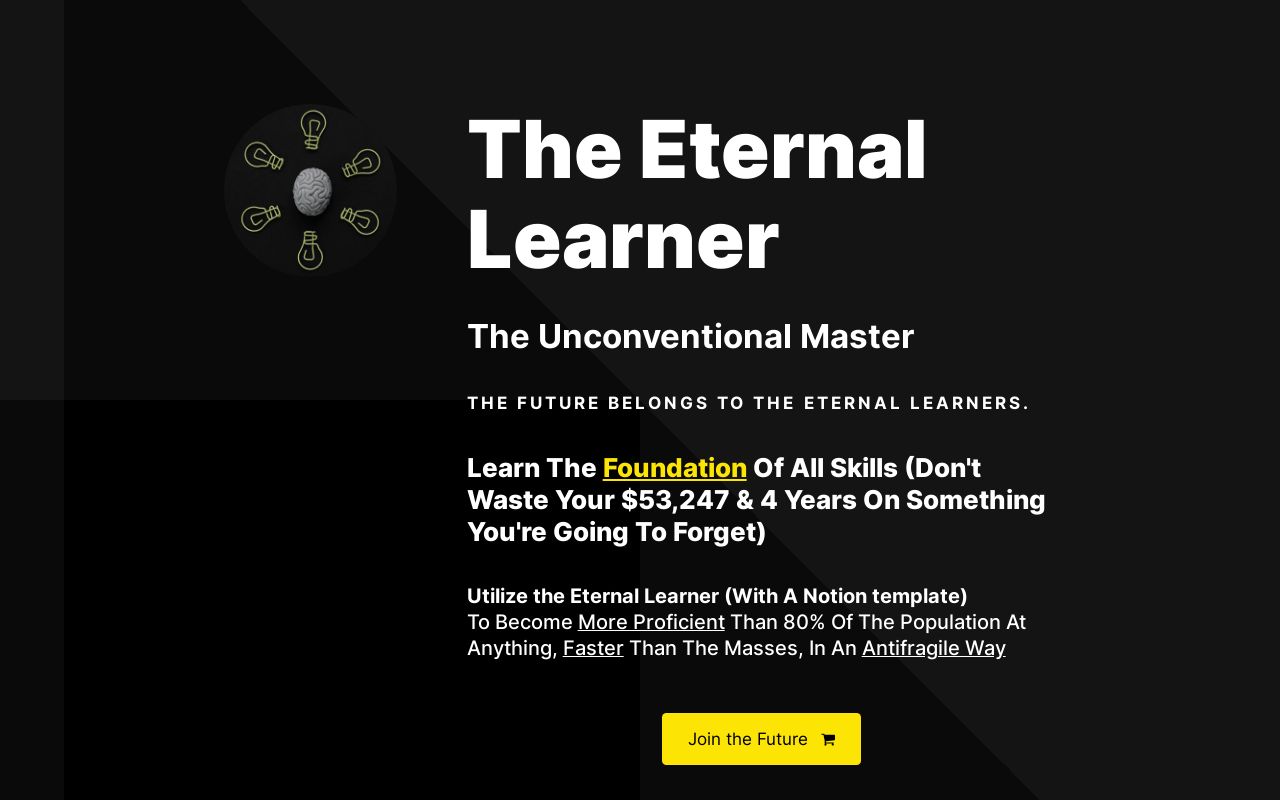 The Eternal Learner